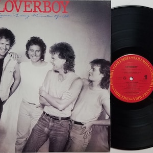 Vintage Vinyl Record Album by Loverboy Titled Lovin' Every Minute of It ...