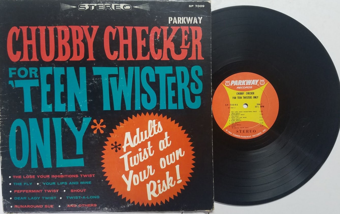 Vintage Vinyl Record Album by Chubby Checker titled For | Etsy