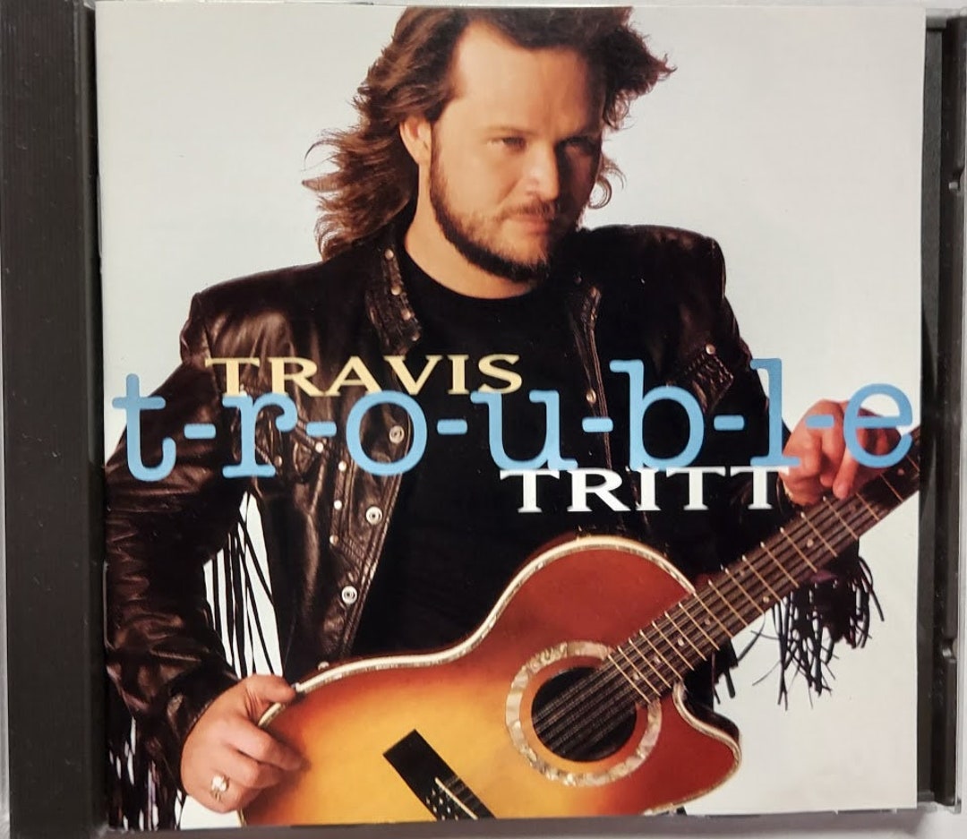 CD Used 1992 Vintage Music by Travis Tritt Titled T_R-O-U-B-L-E - Etsy