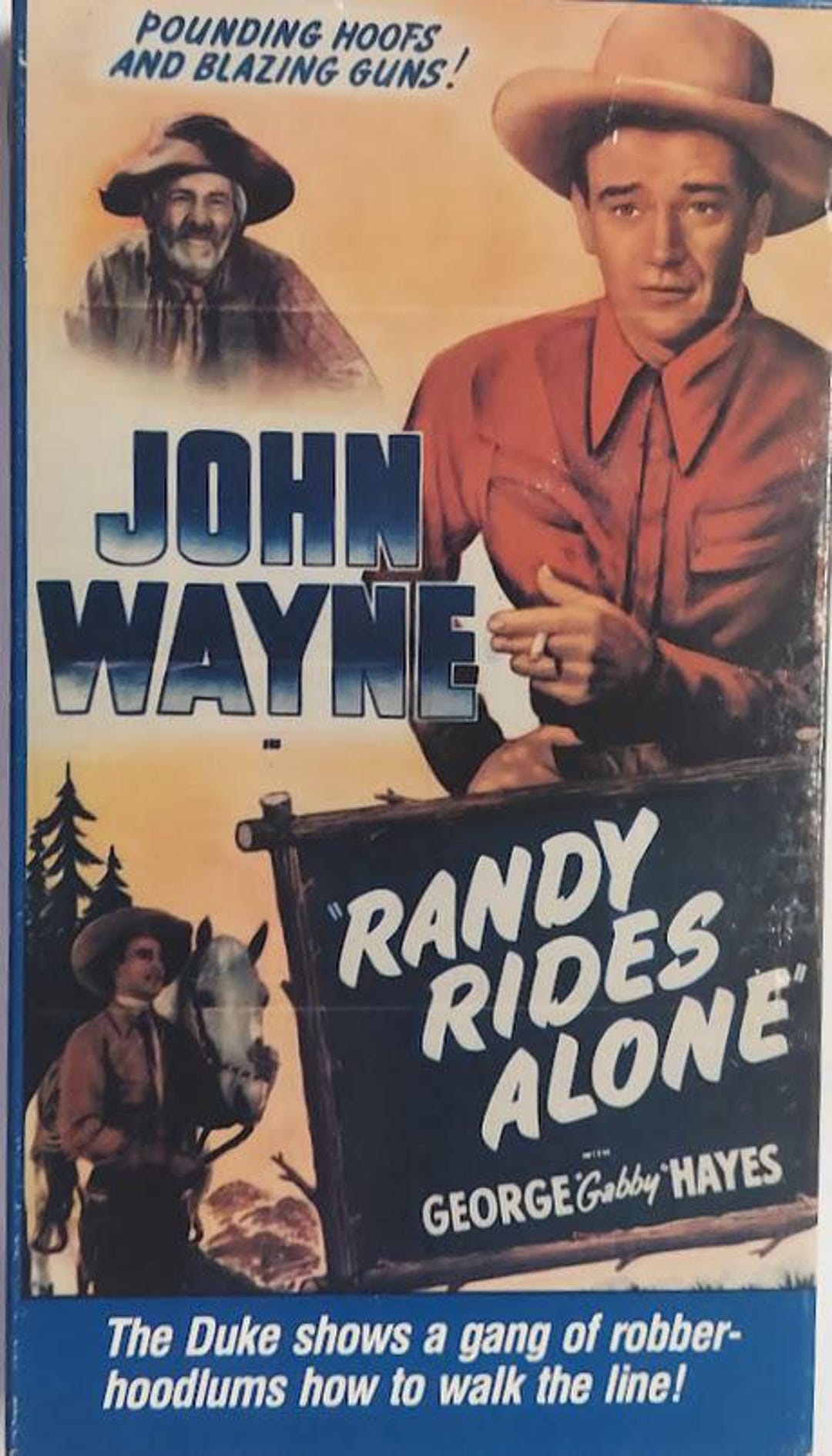 VHS 1934 Vintage Movie Titled Randy Rides Alone Starring John Wayne - Etsy