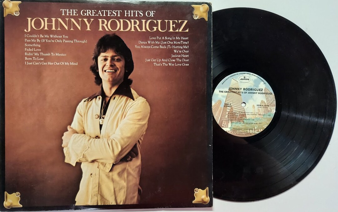 Vintage 1975 Vinyl Record Album by Johnny Rodriguez Titled the Greatest ...