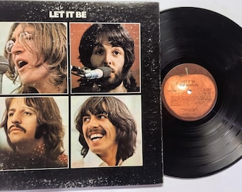 The Beatles Let It Be Vinyl - Etsy