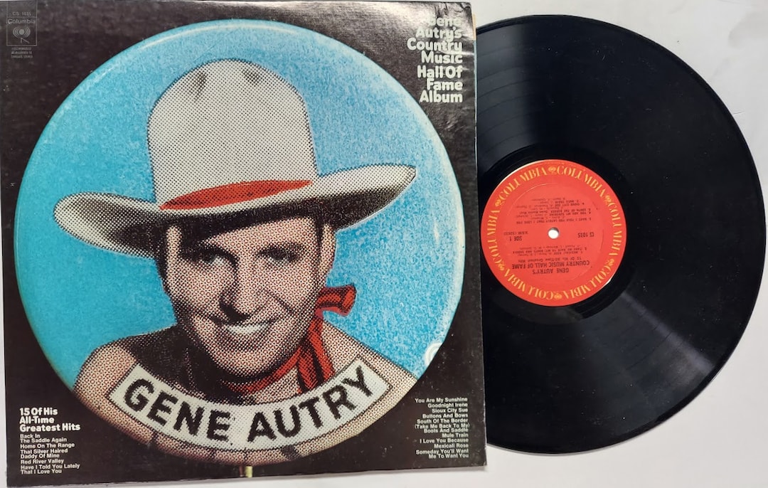 Vintage 1970 Vinyl Record Album by Gene Autry Titled Gene Autry's ...