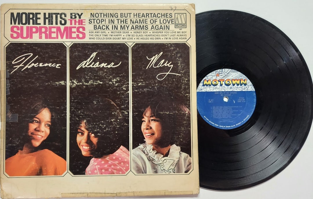 Vintage 1965 Vinyl Record Album by the Supremes Titled More Hits by the ...