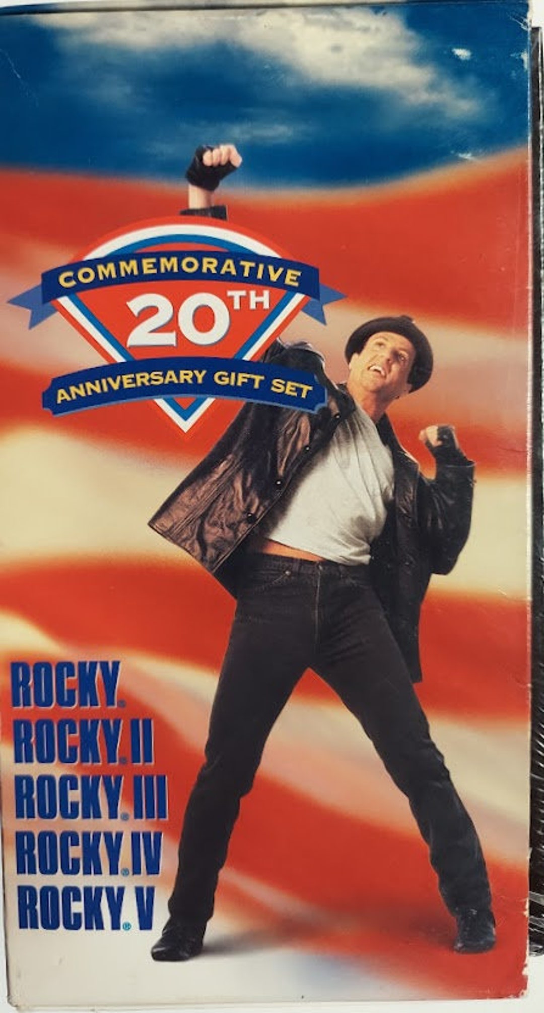 VHS 2001 Vintage Movies Rocky Five-tape Box Set Commemorative 20th ...