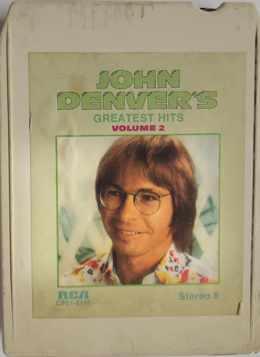 8 Track Tape 1977 Vintage by John Denver Titled John Denver's Greatest ...