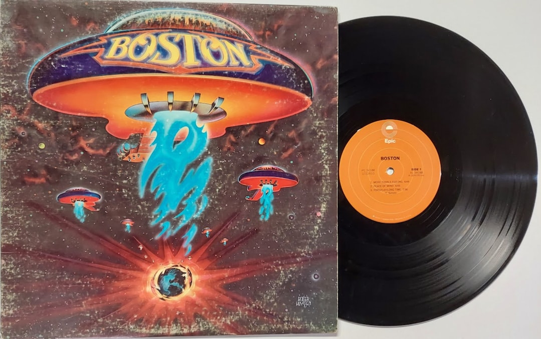 Vintage Vinyl Record Album by Boston Their First Album - Etsy