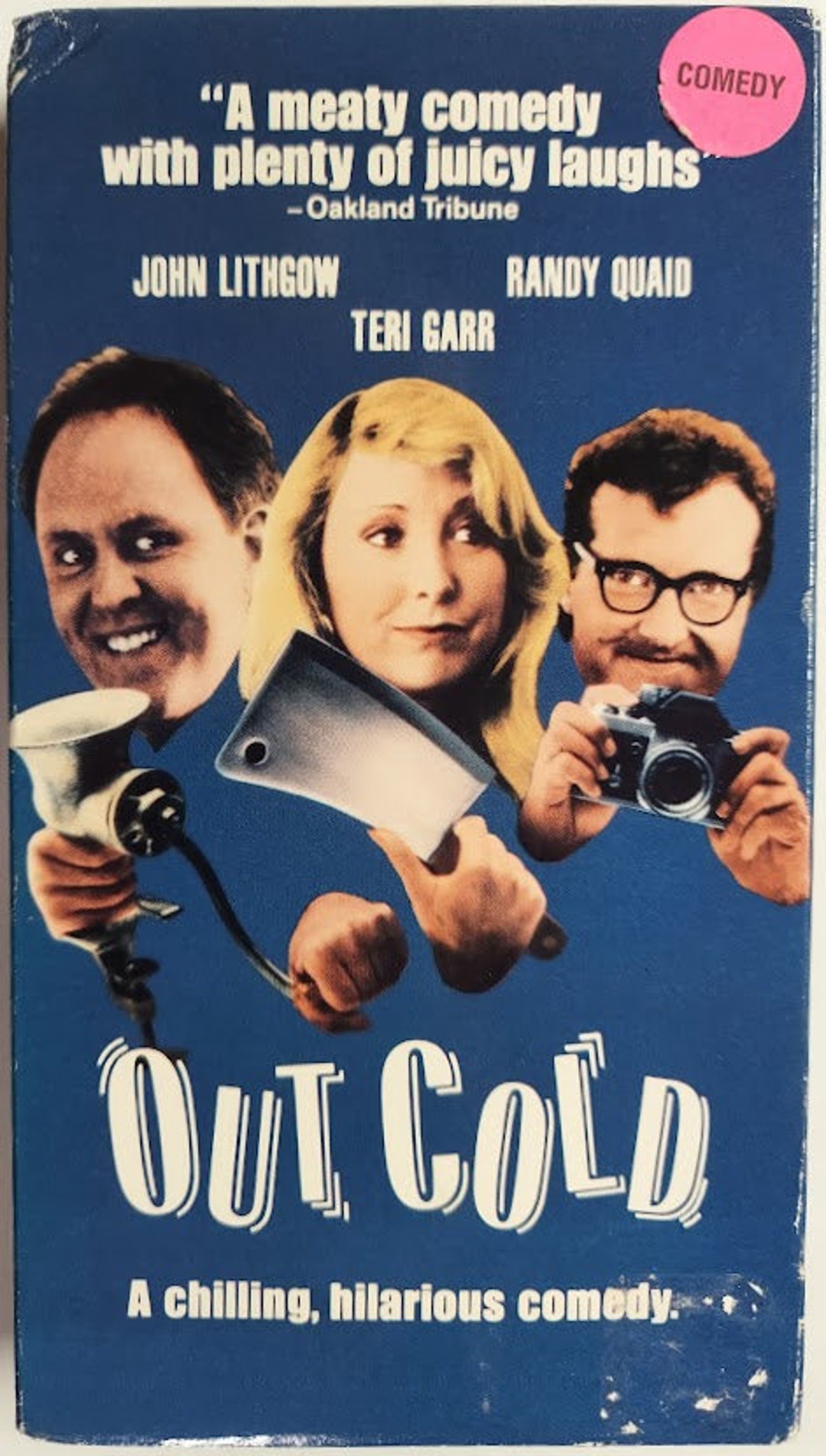 VHS 1989 Vintage Movie Titled Out Cold Starring John Lithgow, Randy ...