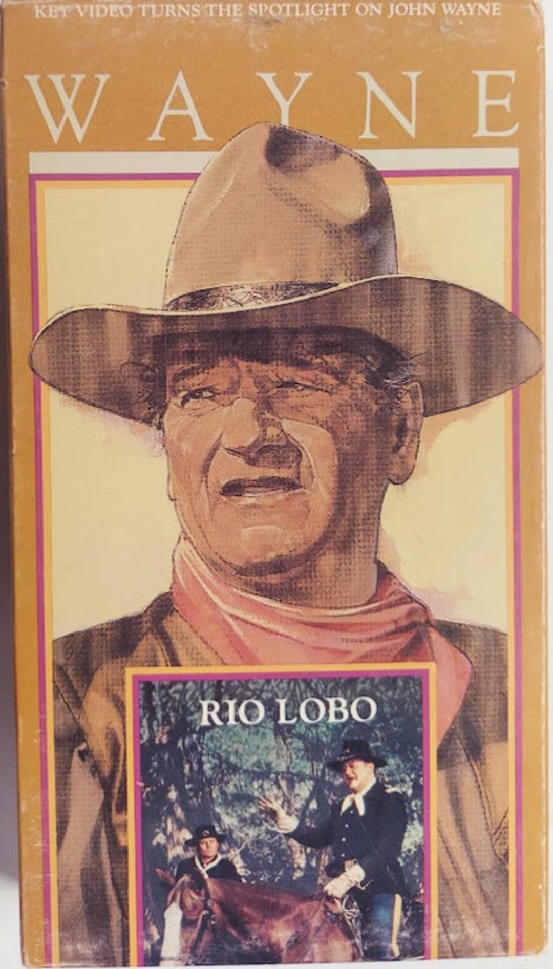 VHS 1970 Vintage Movie Titled Rio Lobo Starring John Wayne - Etsy