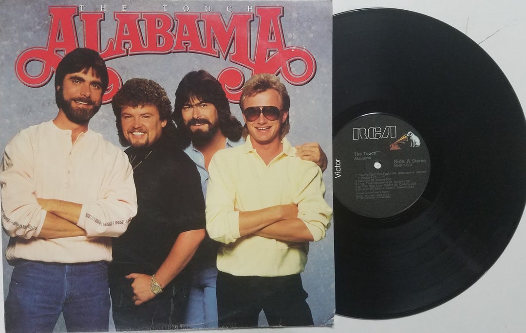 Vintage Vinyl Record Album by Alabama Titled the Touch - Etsy