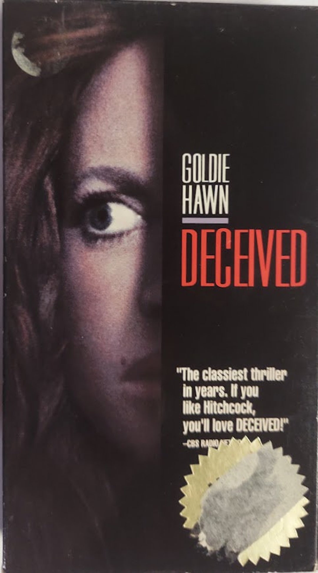 VHS 1991 Vintage Movie Titled Deceived Starring Goldie Hawn & - Etsy