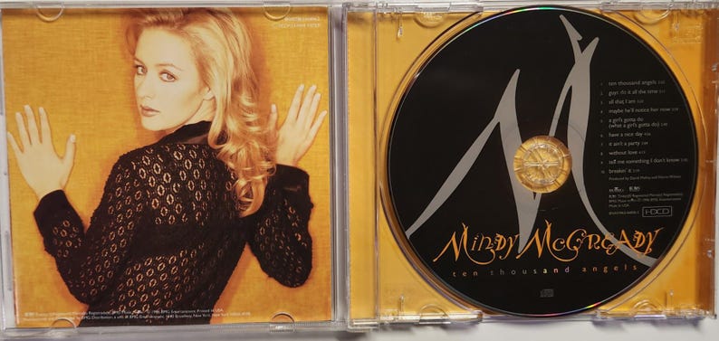 CD Used 1996 Vintage Country Music by Mindy Mccready Titled Ten ...
