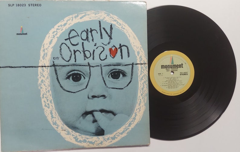 Vintage 1964 Vinyl Record Album by Roy Orbison Titled Early Orbison - Etsy