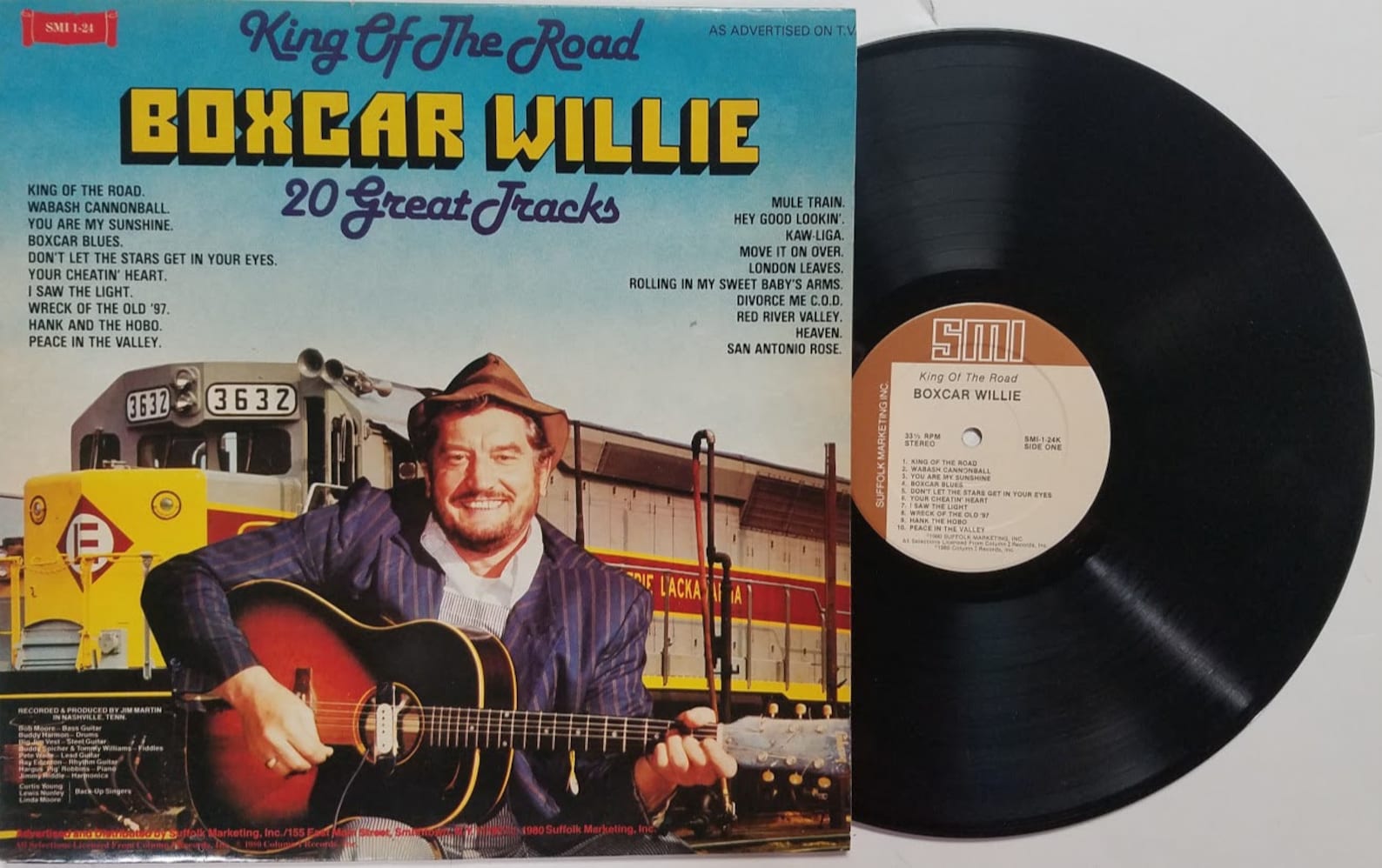 Vintage Vinyl Record Album by Boxcar Willie titled King Of The | Etsy