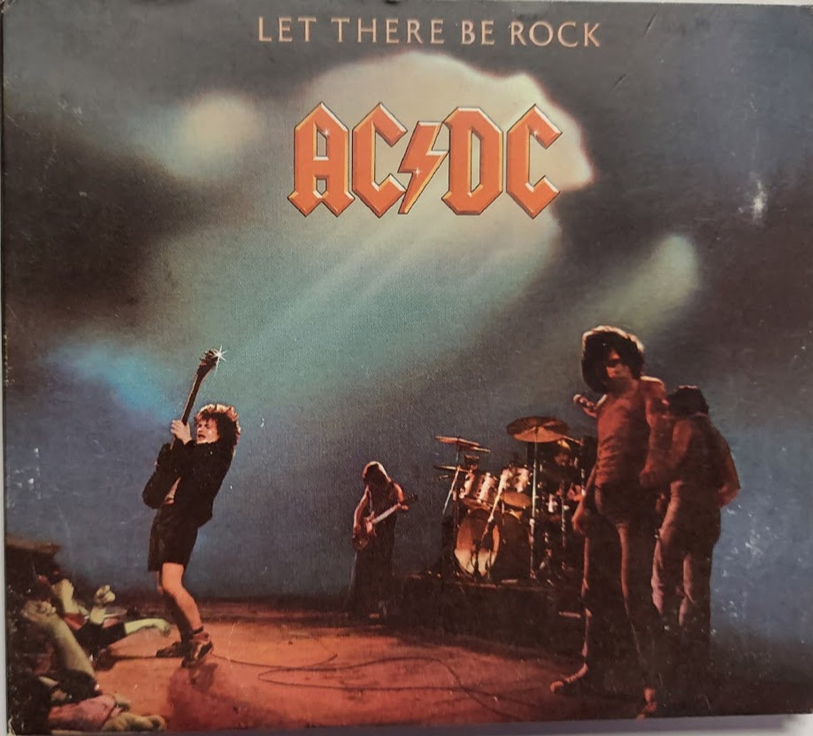 CD 1977 Vintage Music by AC DC Let There Be Rock | Etsy