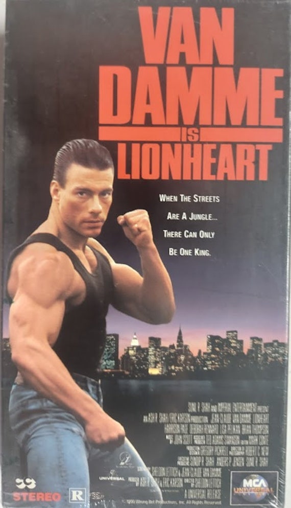 Lionheart Vhs Original 1987 Lionheart One Sheet Movie Poster Eric