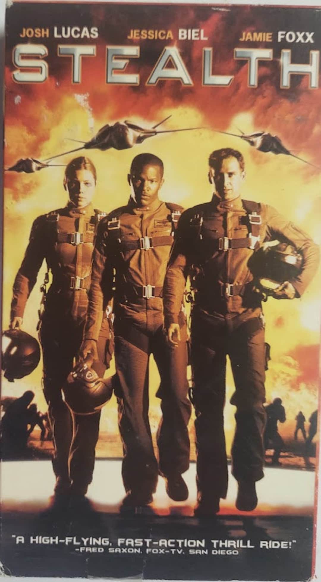 VHS 2004 Vintage Movie Titled Stealth Starring Josh Lucas, Jamie Foxx ...
