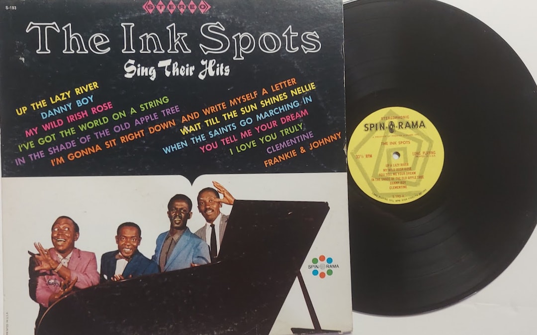 Vintage 1961 Vinyl Record Album by the Ink Spots Titled Sing Their Hits ...