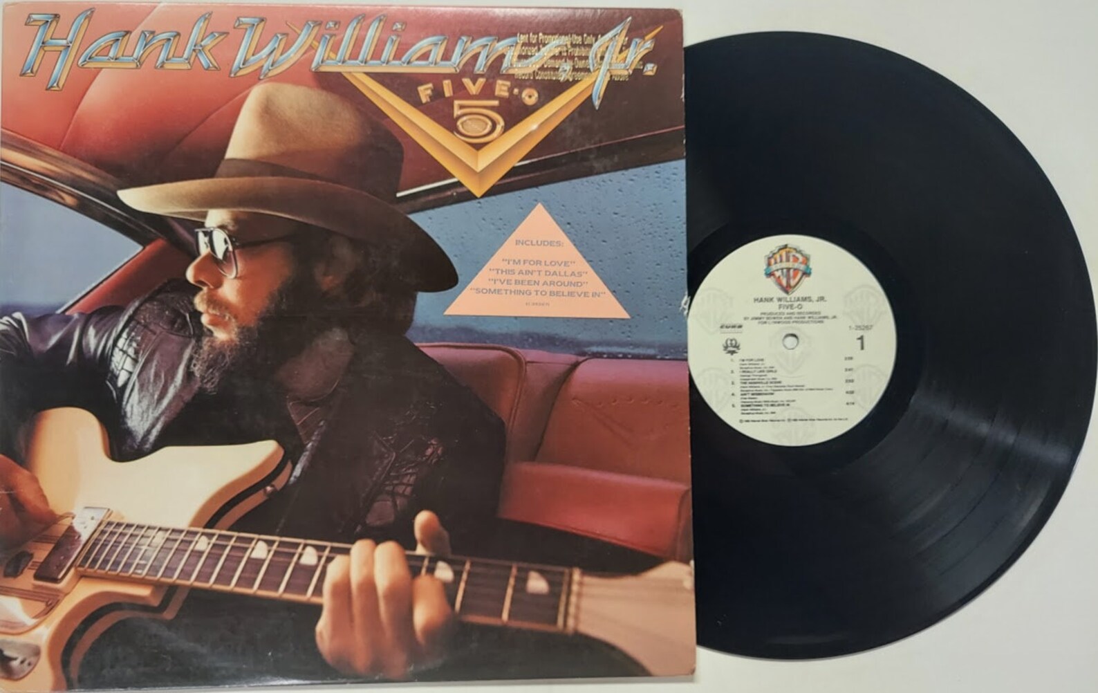 Vintage Vinyl Record Album by Hank Williams Jr Titled 5-O - Etsy