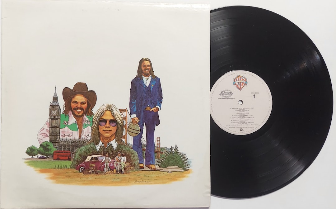 Vintage 1975 Vinyl Record Album by America Titled History - Etsy