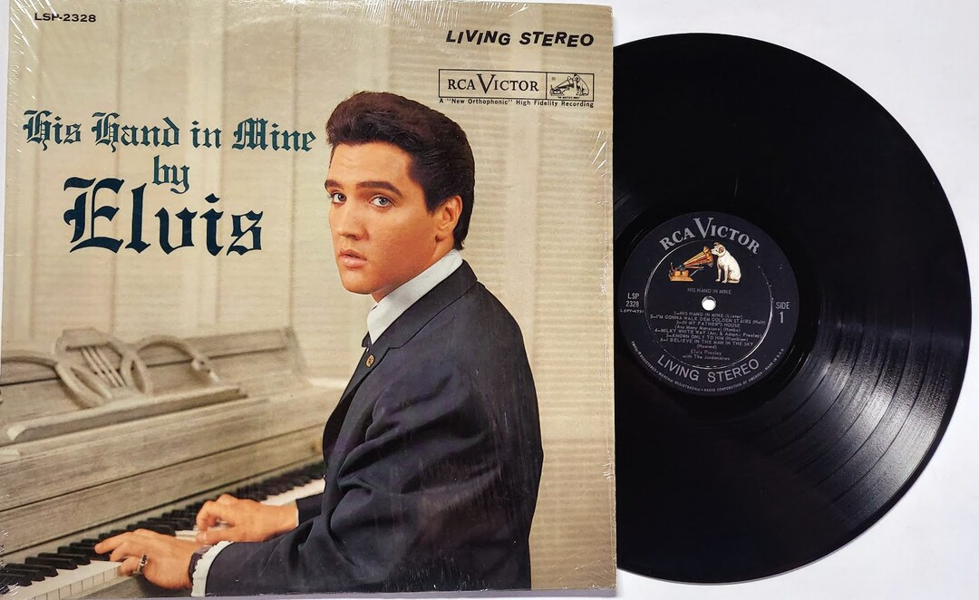Vintage 1960 Vinyl Record Album by Elvis Presley Titld His - Etsy