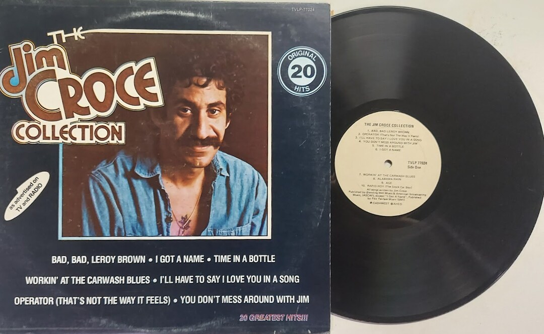 Vintage 1977 Vinyl Record Album by Jim Croce Titled the Jim Croce ...