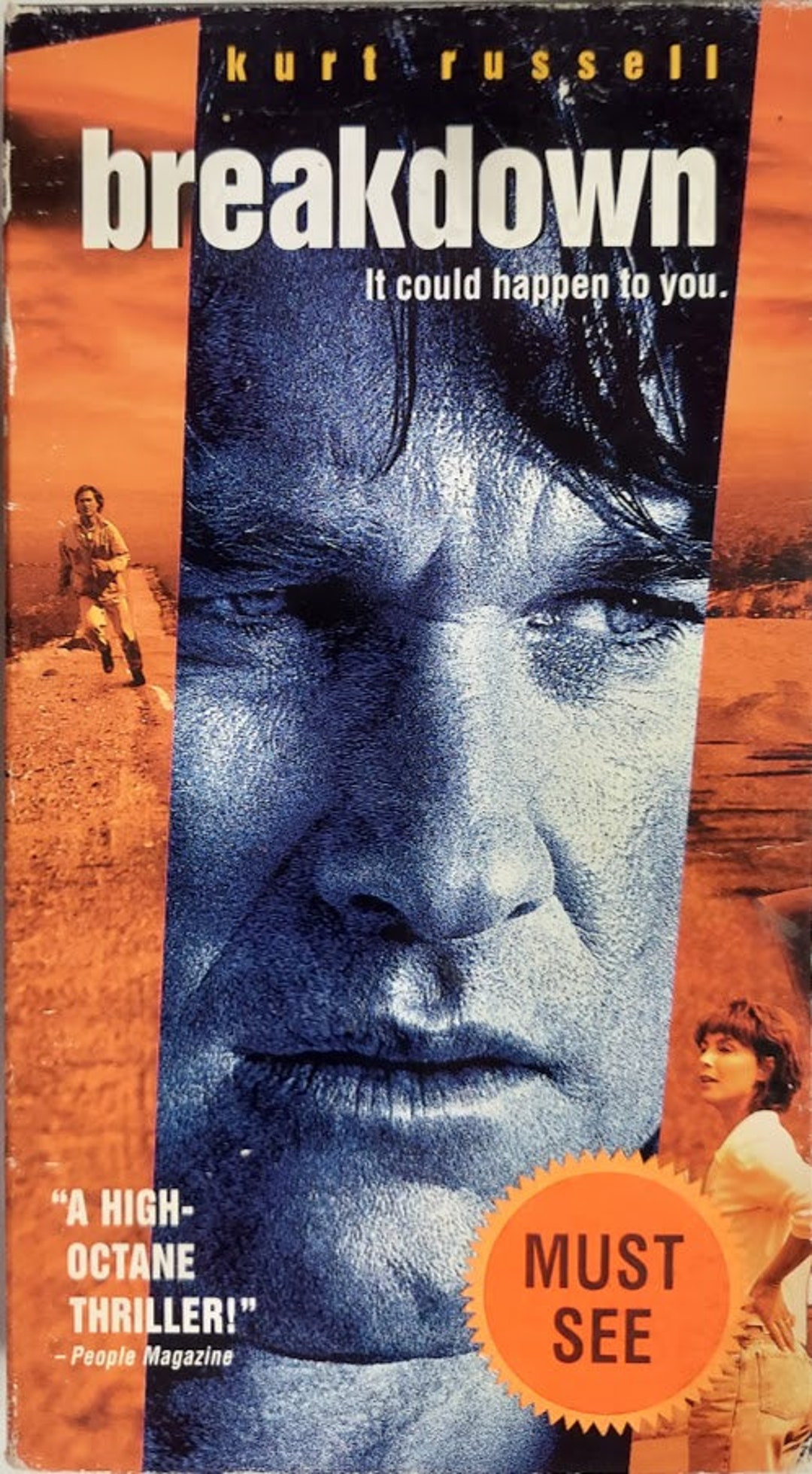 VHS 1997 Vintage Movie Titled Breakdown Starring Kurt Russell ...