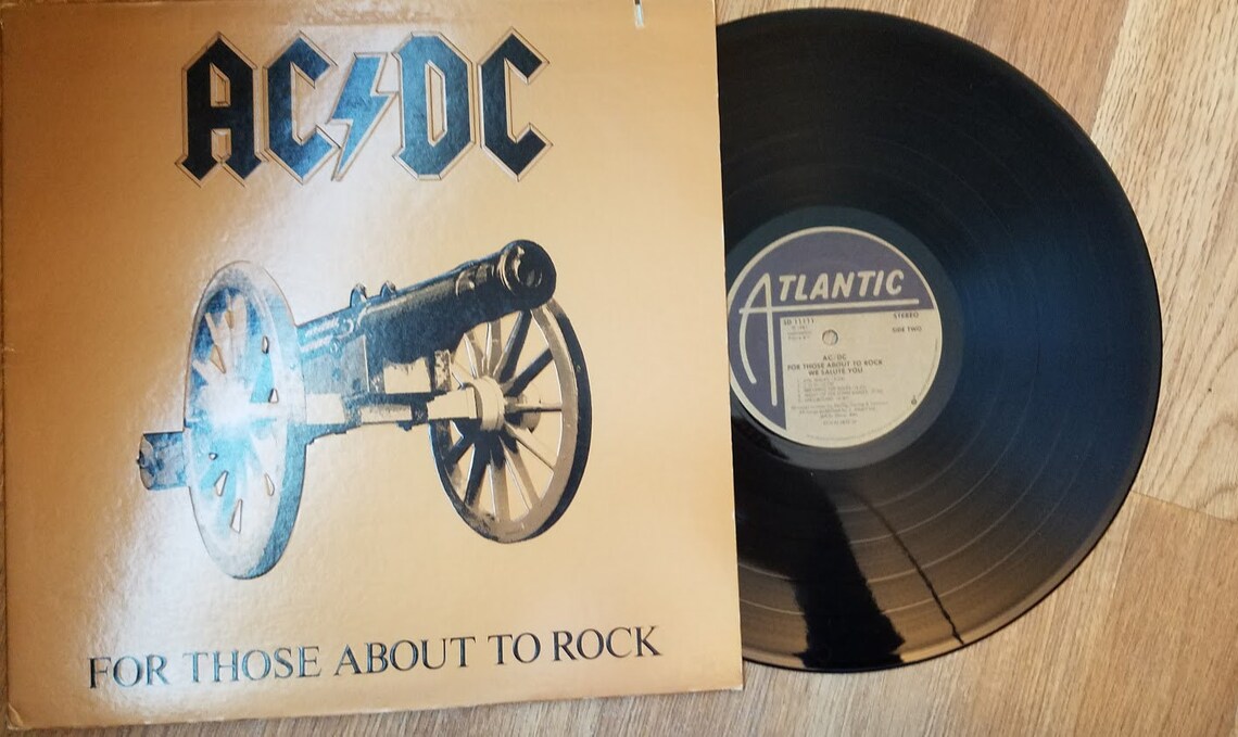 Vintage 1981 Vinyl Record album by AC DC titled For Those | Etsy