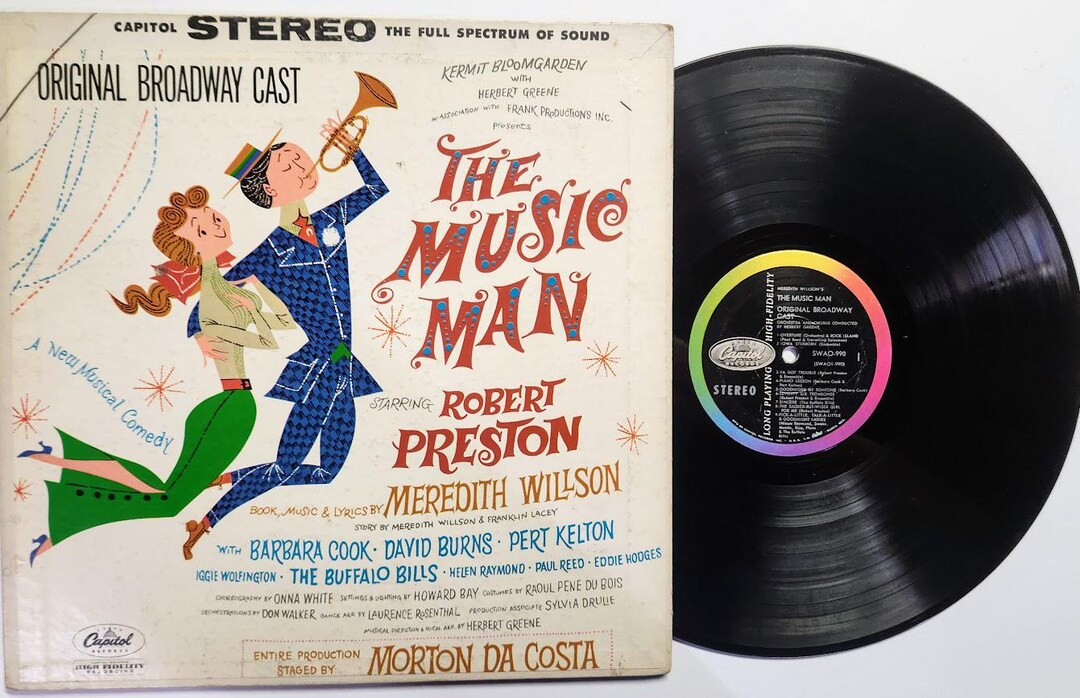 Vintage 1958 Vinyl Record Album by Meredith Willson Titled the Music ...