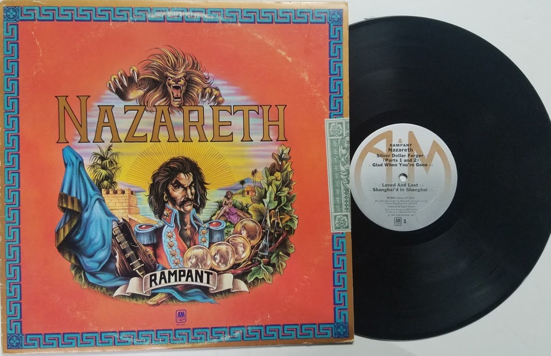 Vintage 1974 Vinyl Record Album by Nazareth Titled Rampant - Etsy