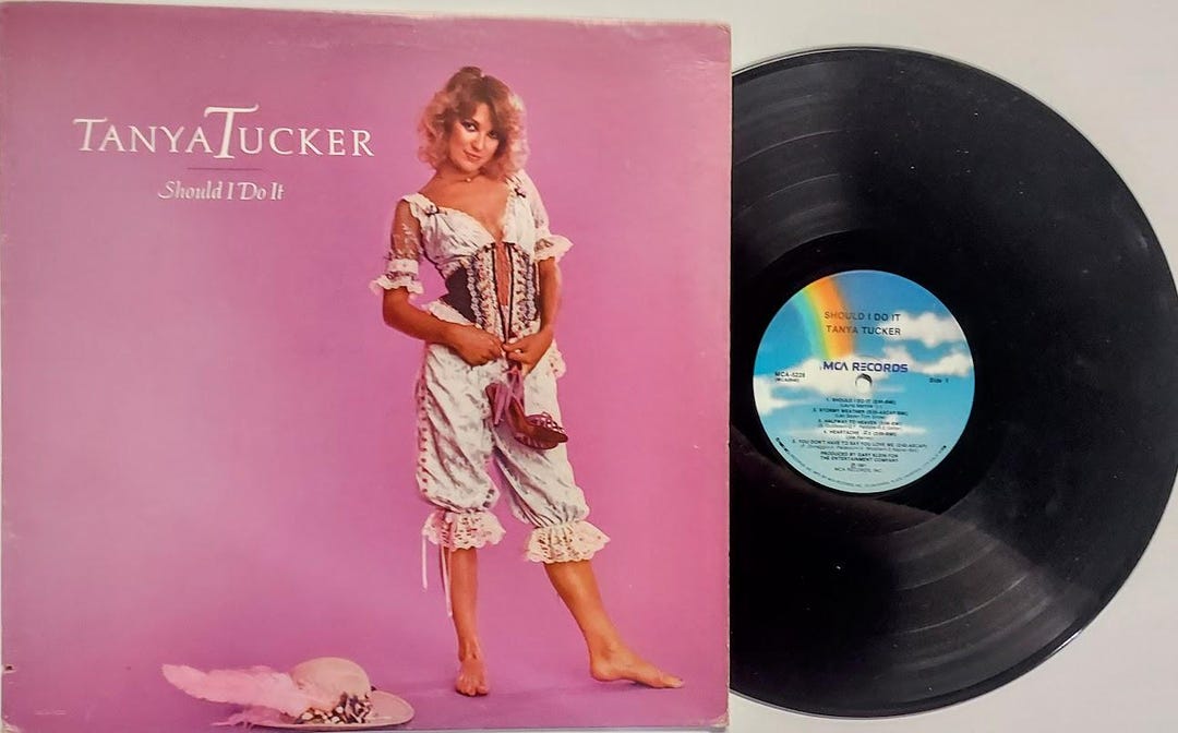 Vintage Vinyl Record Album Country Music by Tanya Tucker Titled Should ...