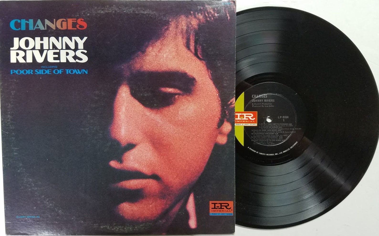 Vintage 1966 Vinyl Record Album by Johnny Rivers Titled Changes - Etsy