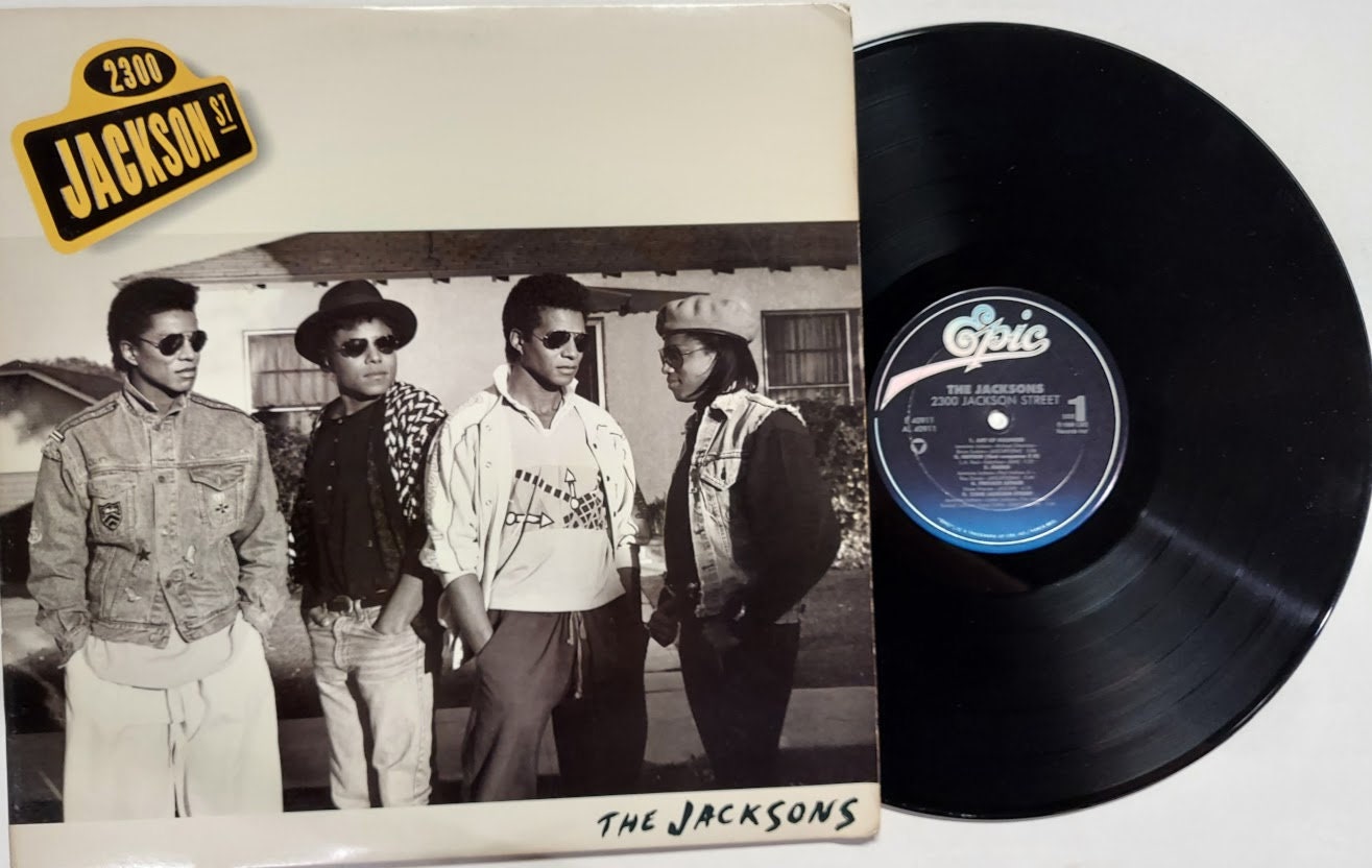 Vintage 1989 Vinyl Record Album by the Jacksons Titled 2300 Jackson ...