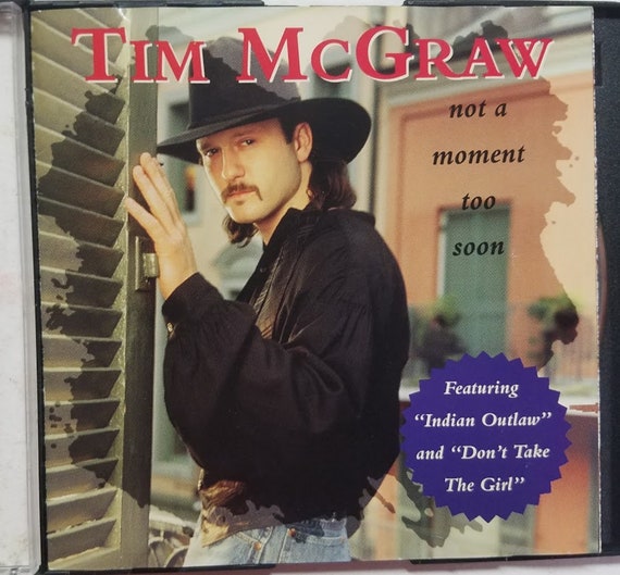 CD 1994 Music Vintage by Tim McGraw titled Not A Moment Too | Etsy