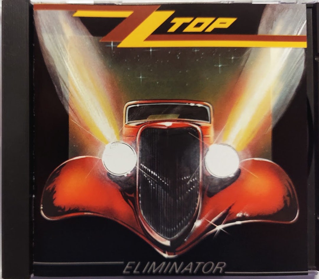 CD Used 1983 Vintage Rock Blues Music by ZZ Top Titled Eliminator - Etsy