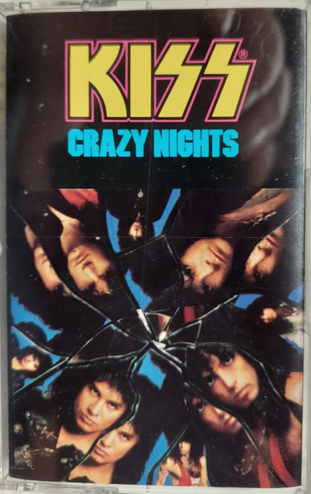 Music Cassette Vintage 1987 by Kiss Titled Crazy Nights - Etsy