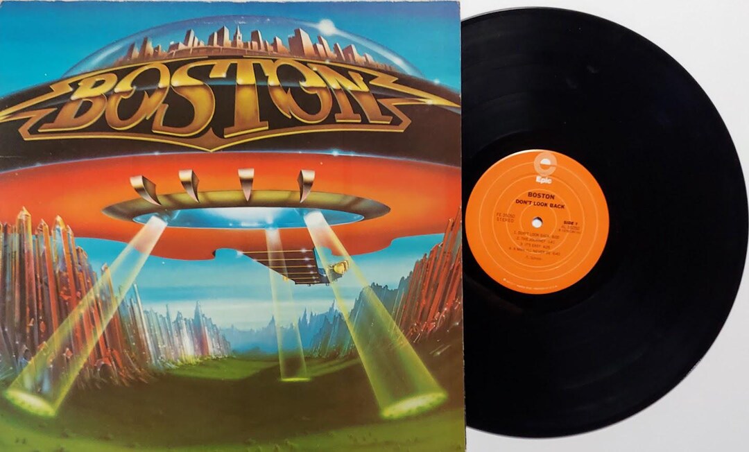 Vintage Vinyl Record Album by Boston Titled Don't Look Back From 1978 ...