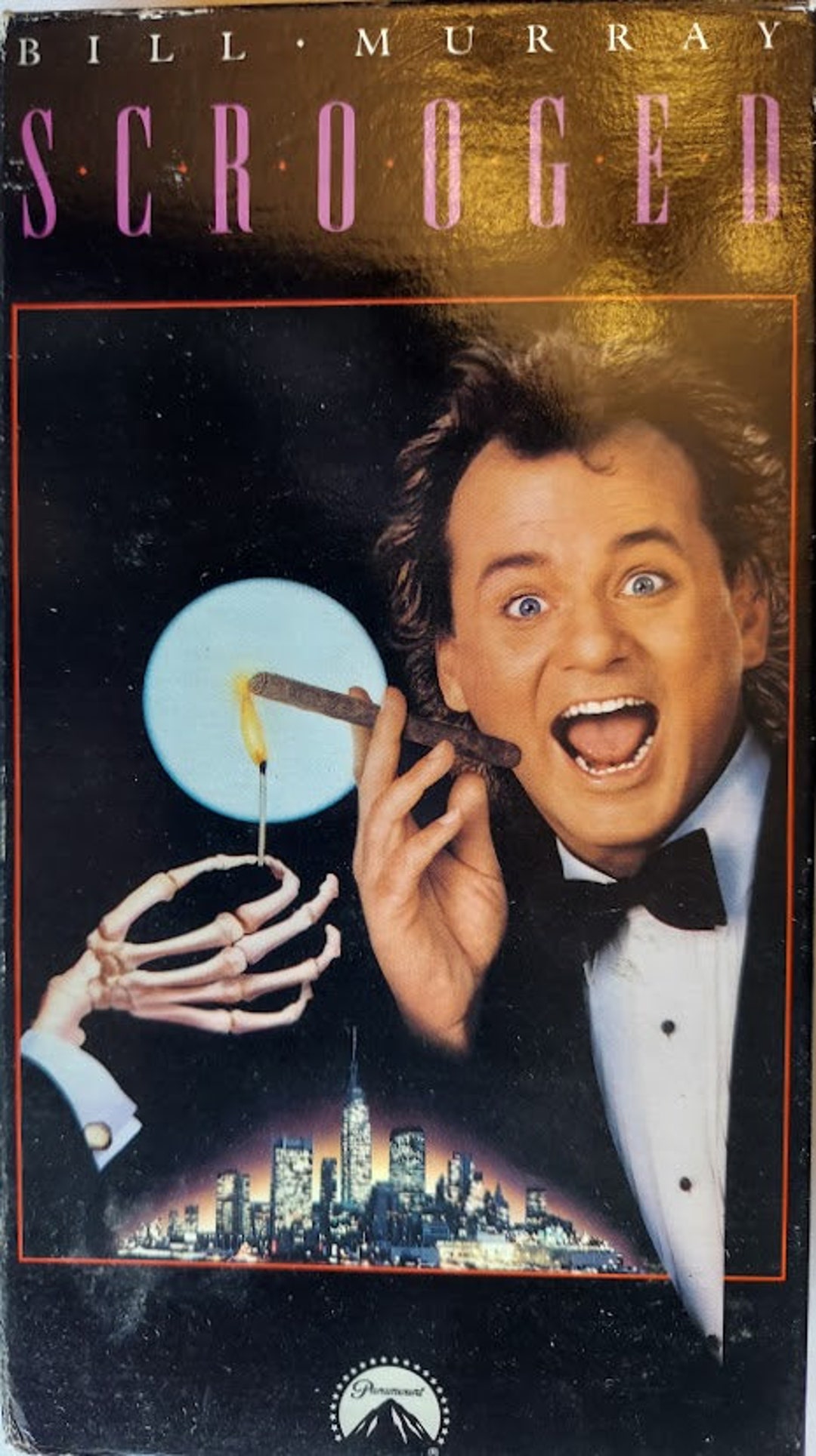 VHS 1988 Vintage Movie Titled Scrooged Starring Bill Murray & Karen ...