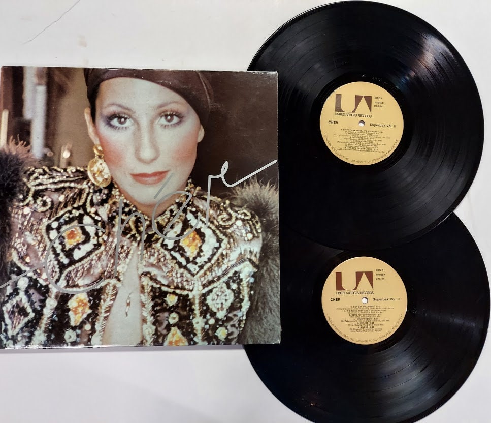 Vintage 1972 Vinyl Record Album by Cher titled Cher Superpak | Etsy
