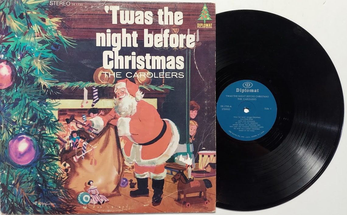 Vintage 1960 Vinyl Record Album by the Caroleers Titled | Etsy