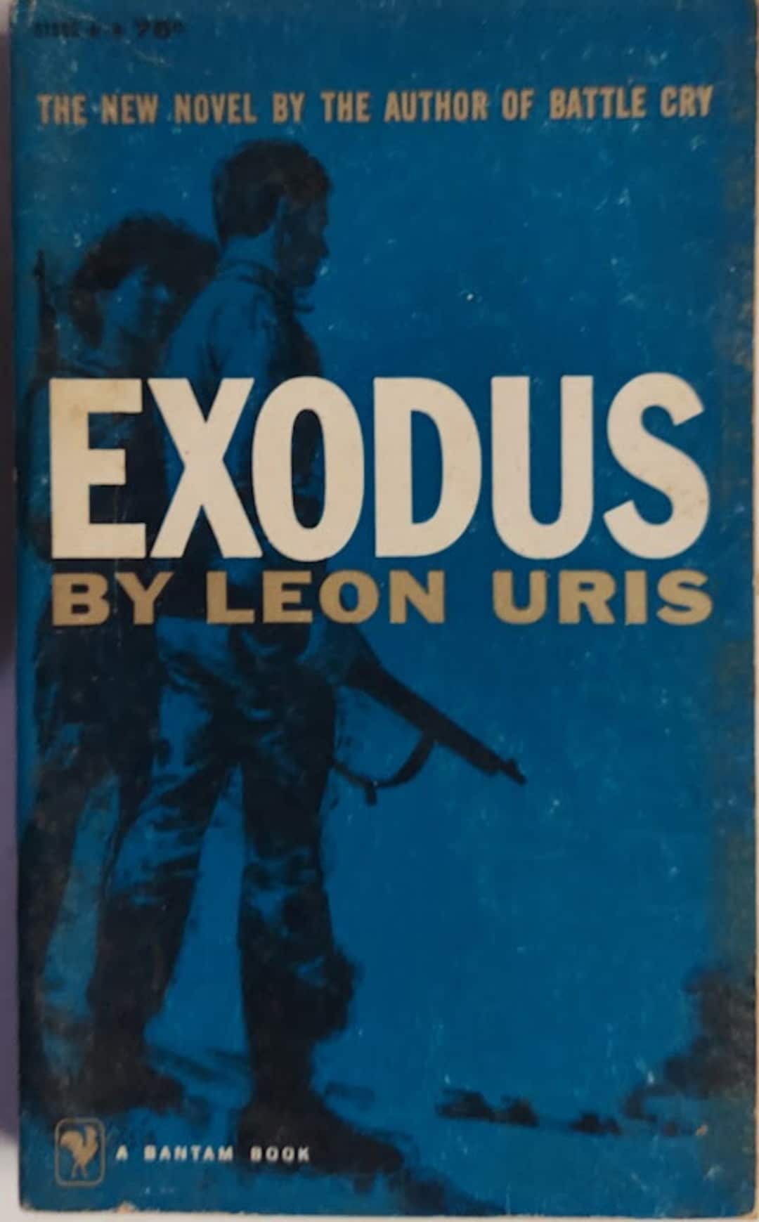 Paperback Book 1958 Vintage Novel by Leon Uris Titled Exodus - Etsy