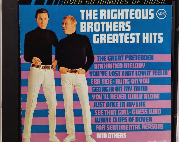 CD Used 1984 Vintage Pop Soul Music Bythe Righteous Brothers Titled ...
