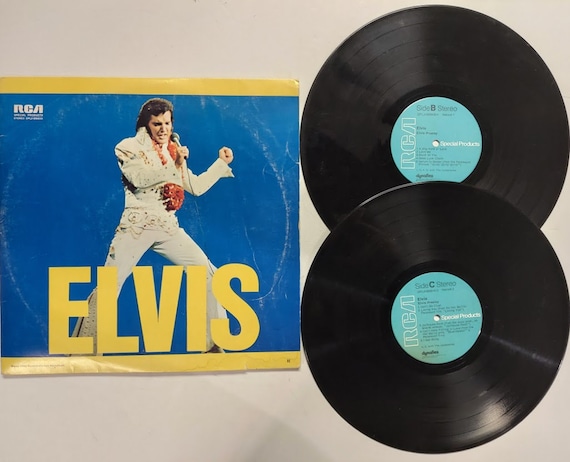 Vintage 1956 Vinyl Record Album by Elvis Presley titled Elvis | Etsy