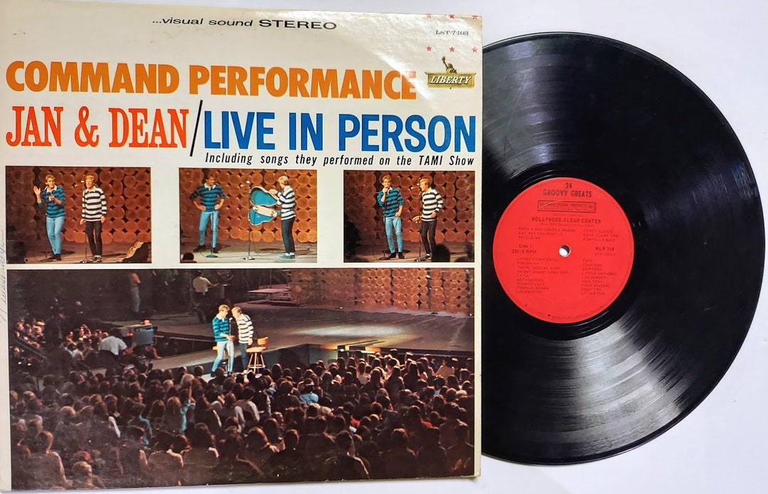Vintage 1965 Vinyl Record Album by Jan & Dean Titled Command ...