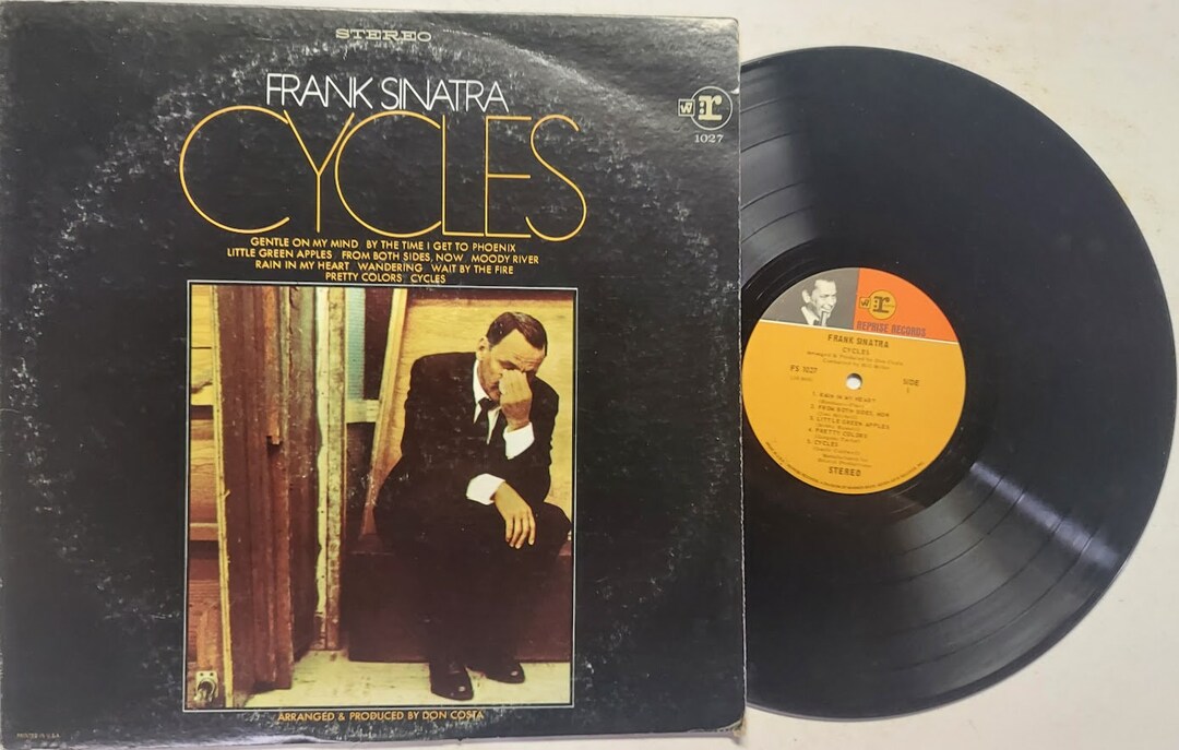 Vintage 1968 Vinyl Record Album by Frank Sinatra Titled Cycles - Etsy