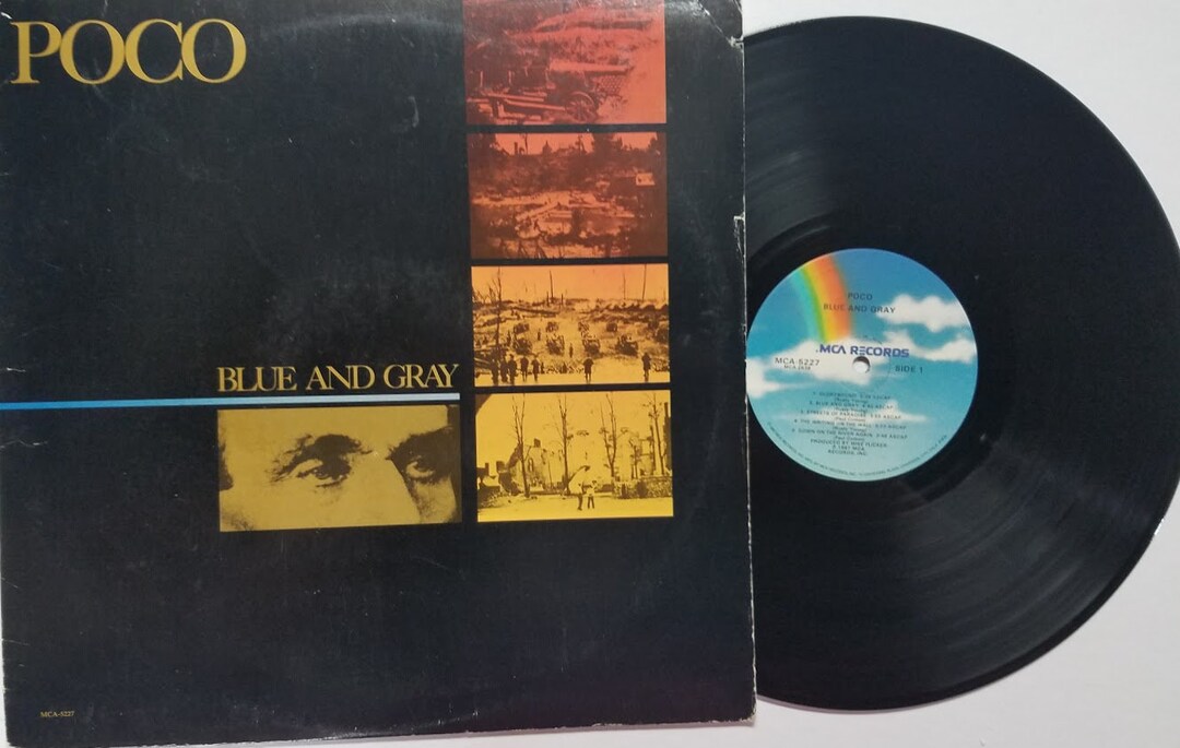 Vintage 1981 Vinyl Record Album by Poco Titled Blue and Gray - Etsy
