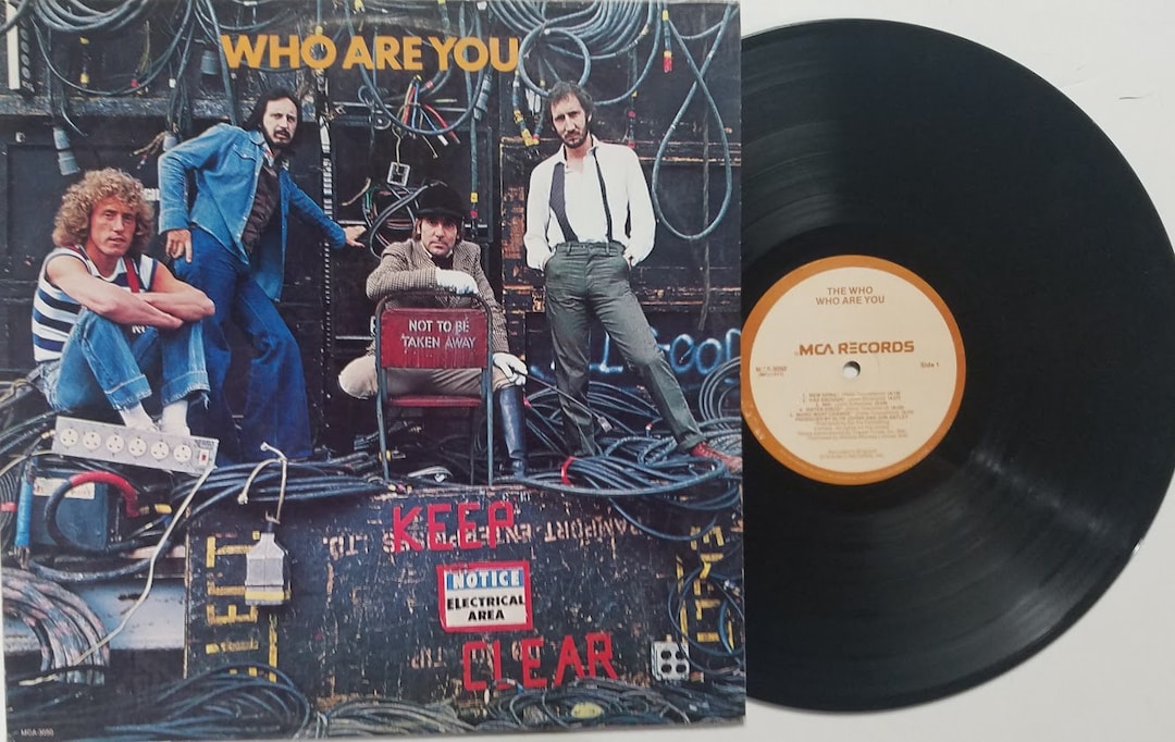 Vintage 1978 Vinyl Record Album by the Who Titled Who Are You - Etsy