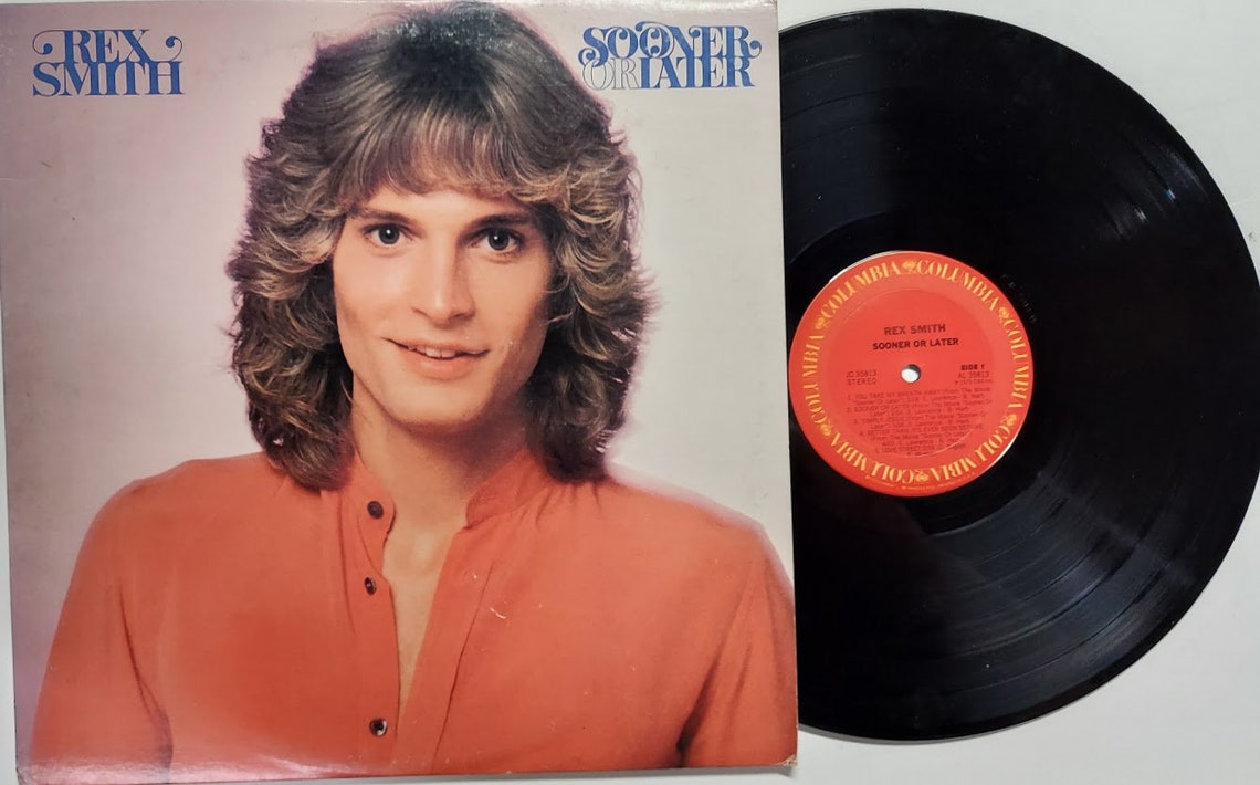 Vintage 1979 Vinyl Record Album by Rex Smith titled Sooner Or | Etsy
