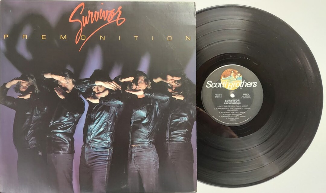 Vintage 1981 Vinyl Record Album by Survivor Titled Premonition - Etsy