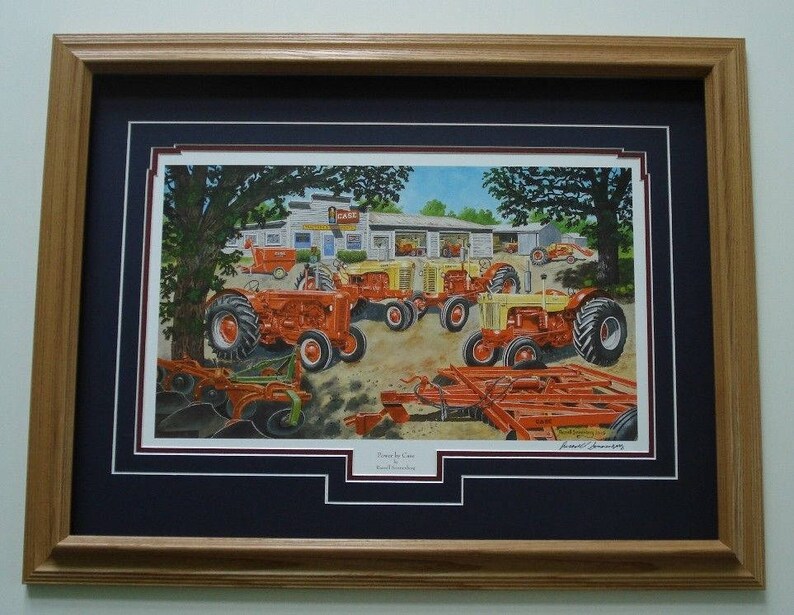 Case 400,500, 600 &900 Tractor Farm Art Framed Print by Russell ...